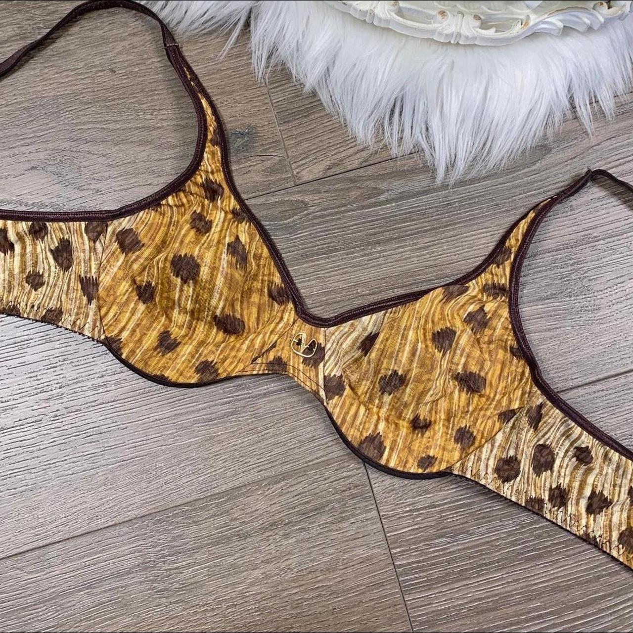 Valentino Women's Brown and Tan Bra | Depop