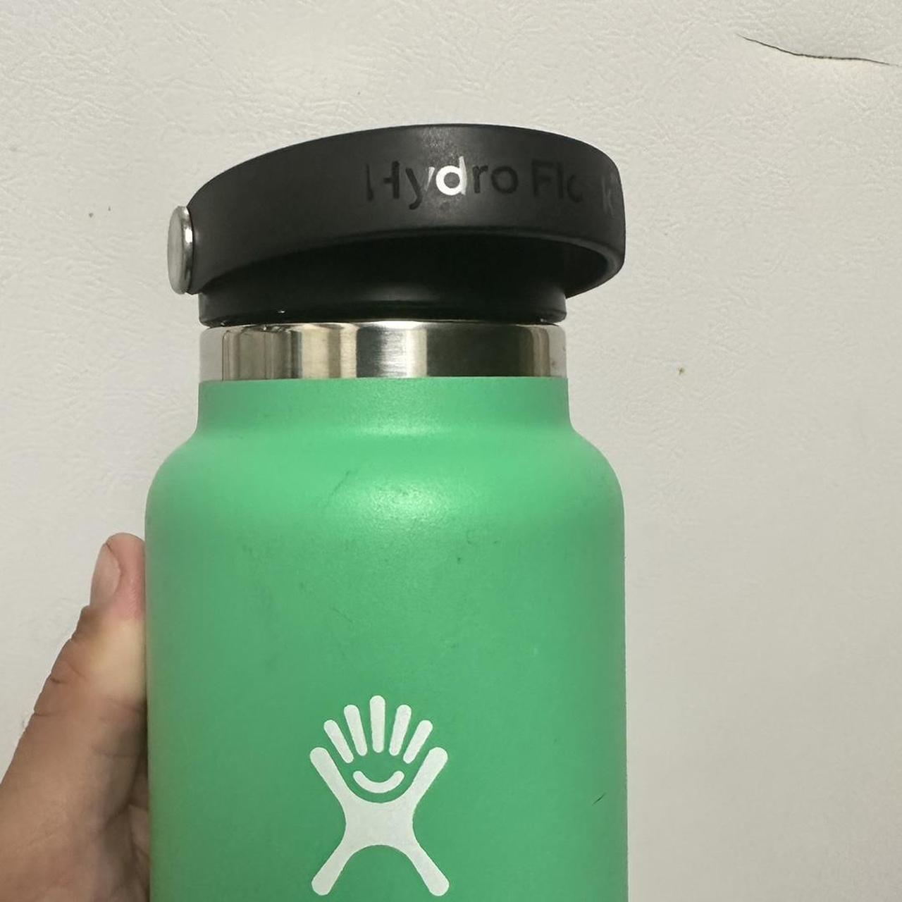Hydroflask in like green color. 40oz. Used but good... - Depop