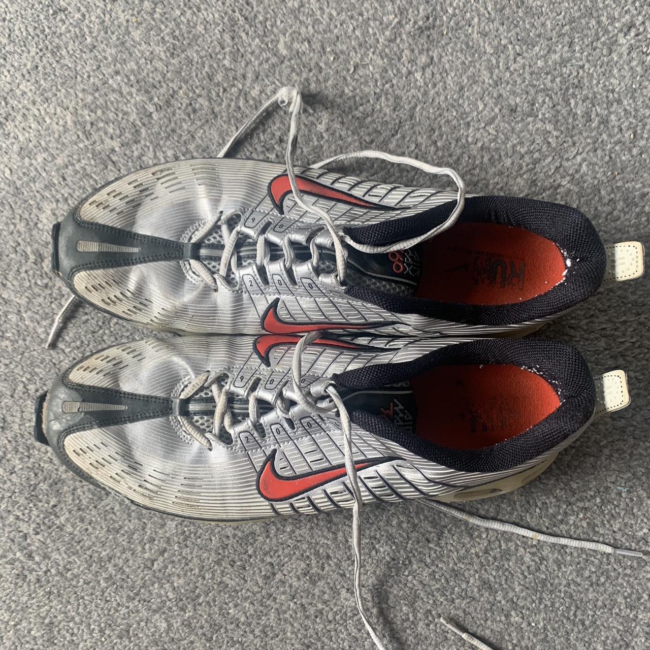 BROKEN - Nike air max 360 silver size 11. Sole has... - Depop