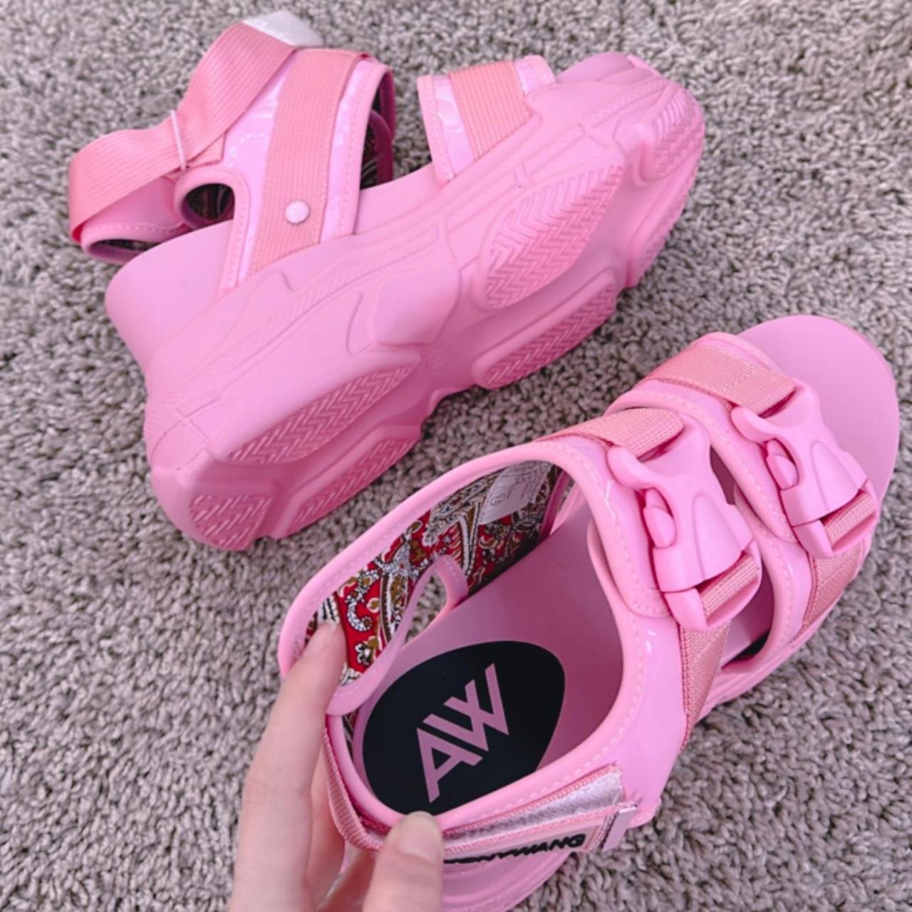 dollskill platform pink sandals • reminds me of... - Depop