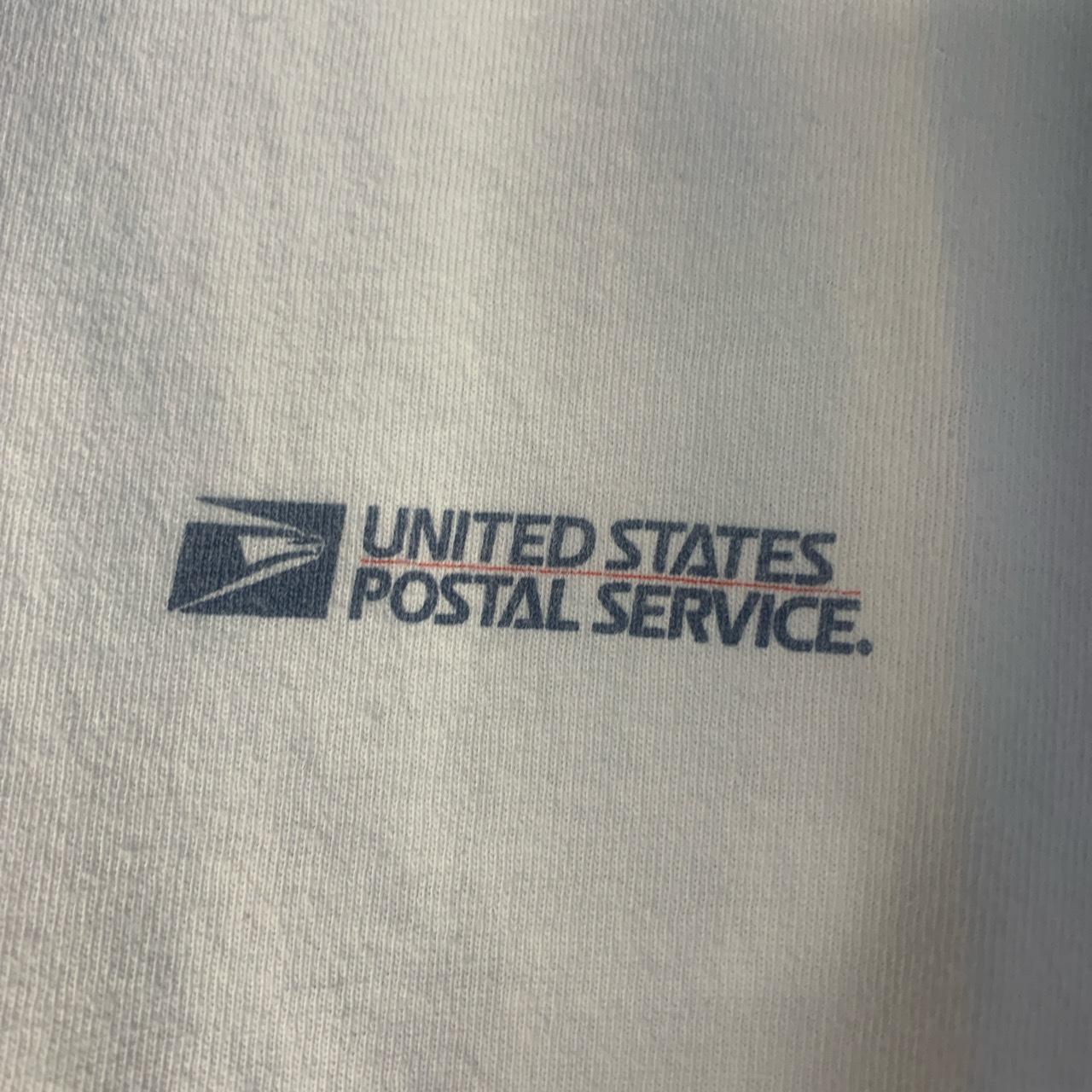 Rare Vintage Single Stitch 90s USPS United States... - Depop