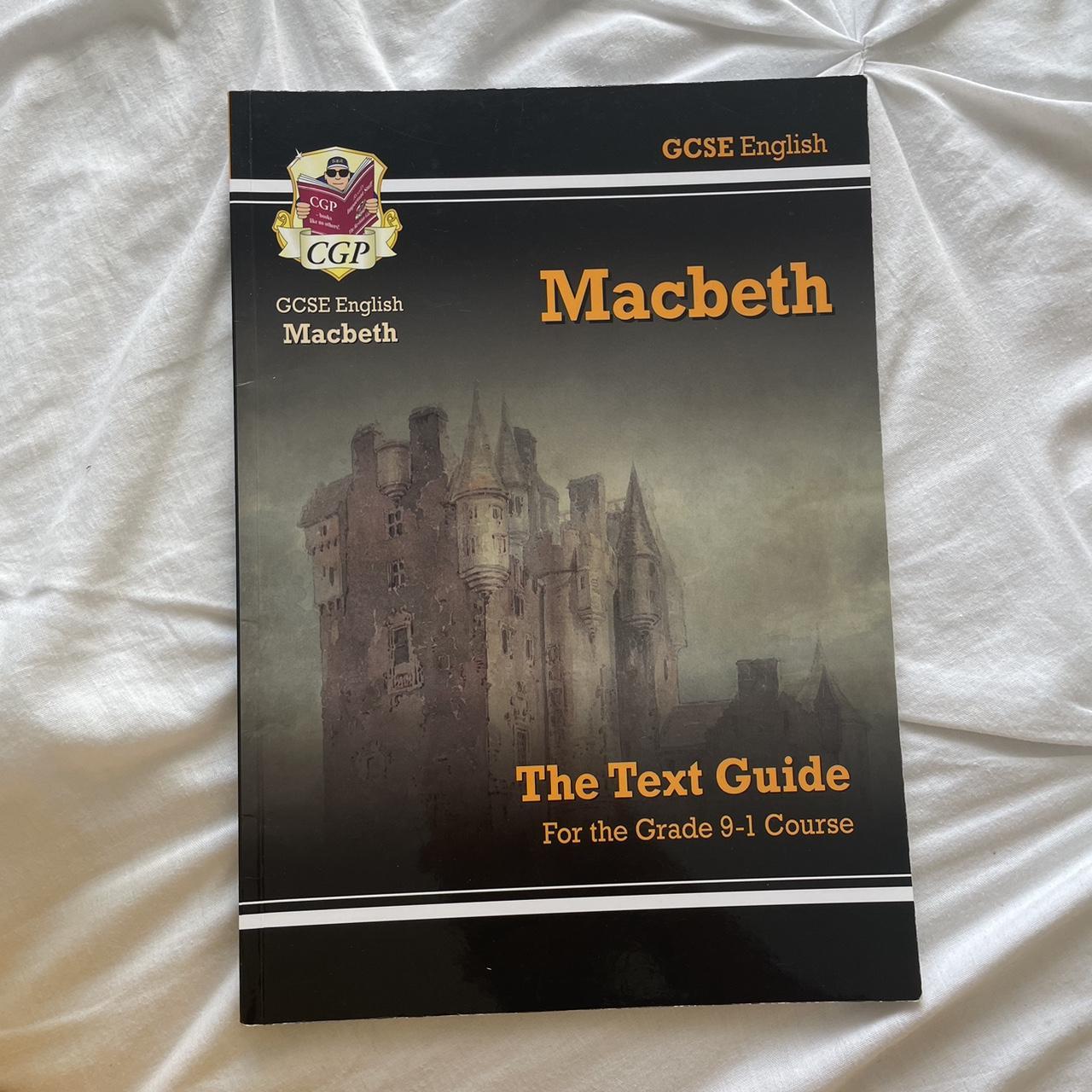 GCSE English Macbeth revision book - Depop