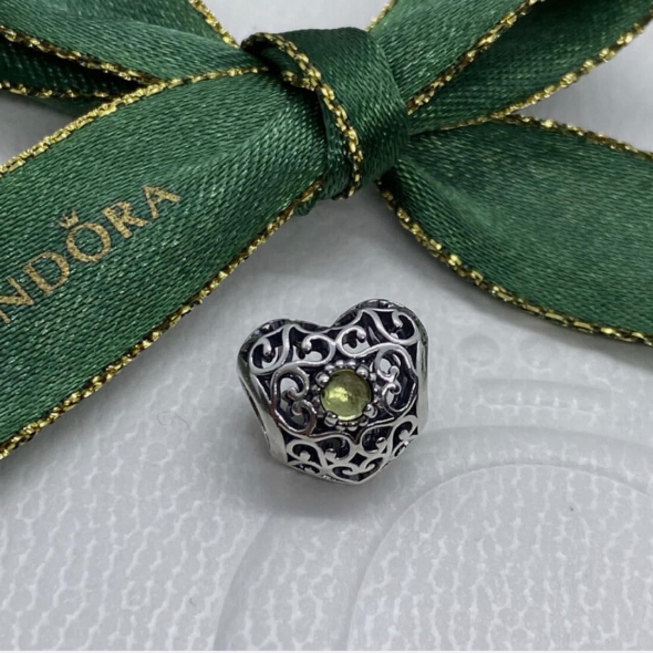 stunning august birthstone pandora charm very unique!! - Depop