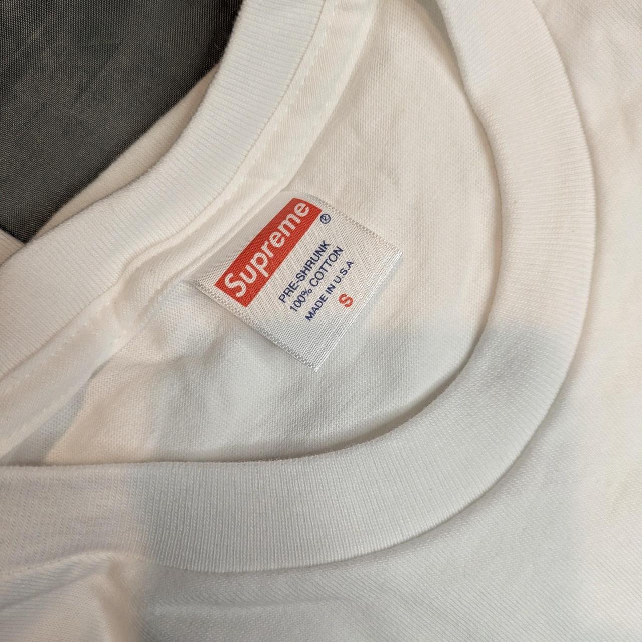 White Supreme T-shirt Size S #supreme New without Tags | Depop