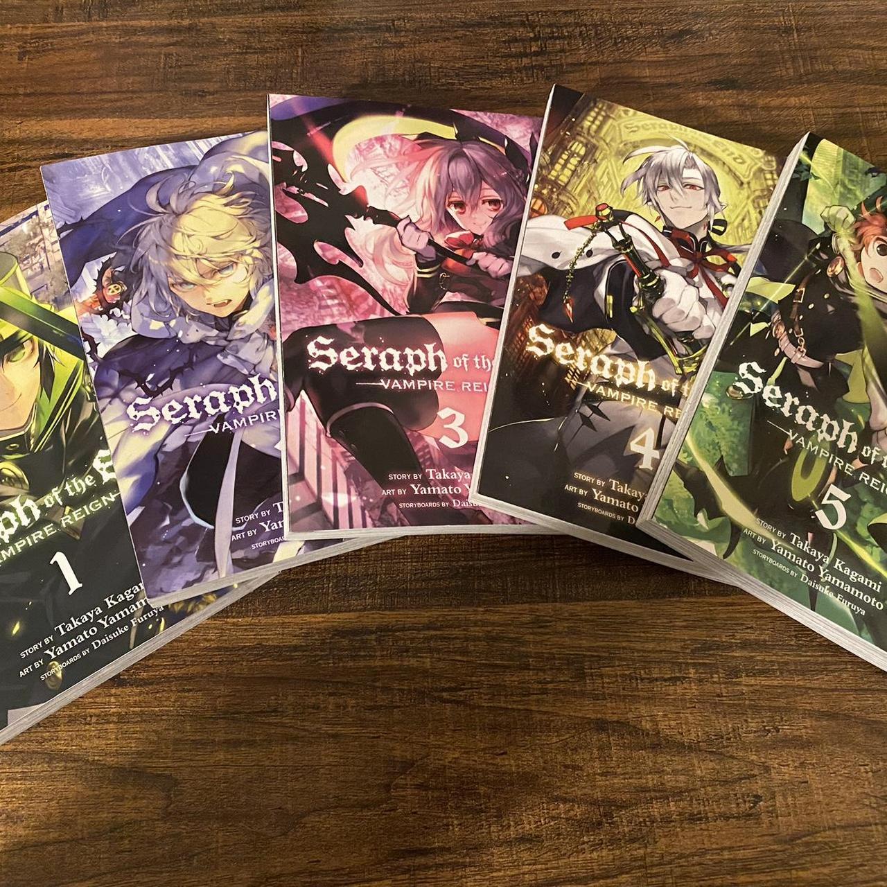 Seraph of the end volumes 1-5 Dm if you want to buy... - Depop