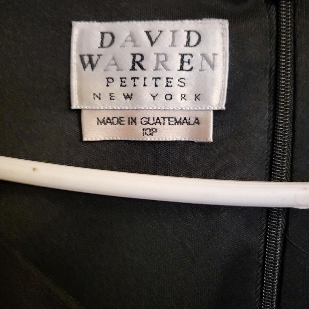David Warren New York Black Dress 10 Petite - Depop