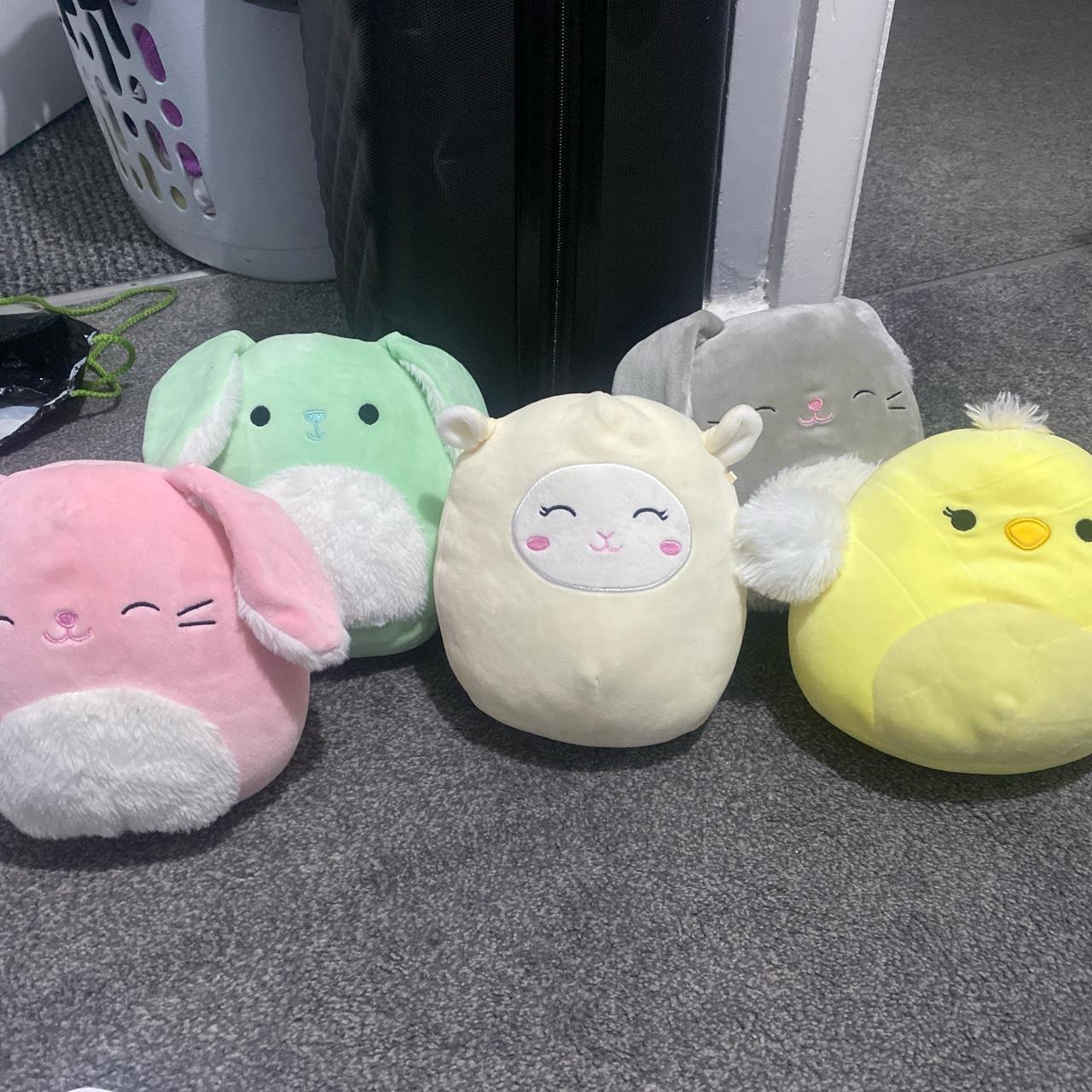 Easter exclusive squishmallows 3x bunny’s green pink... - Depop