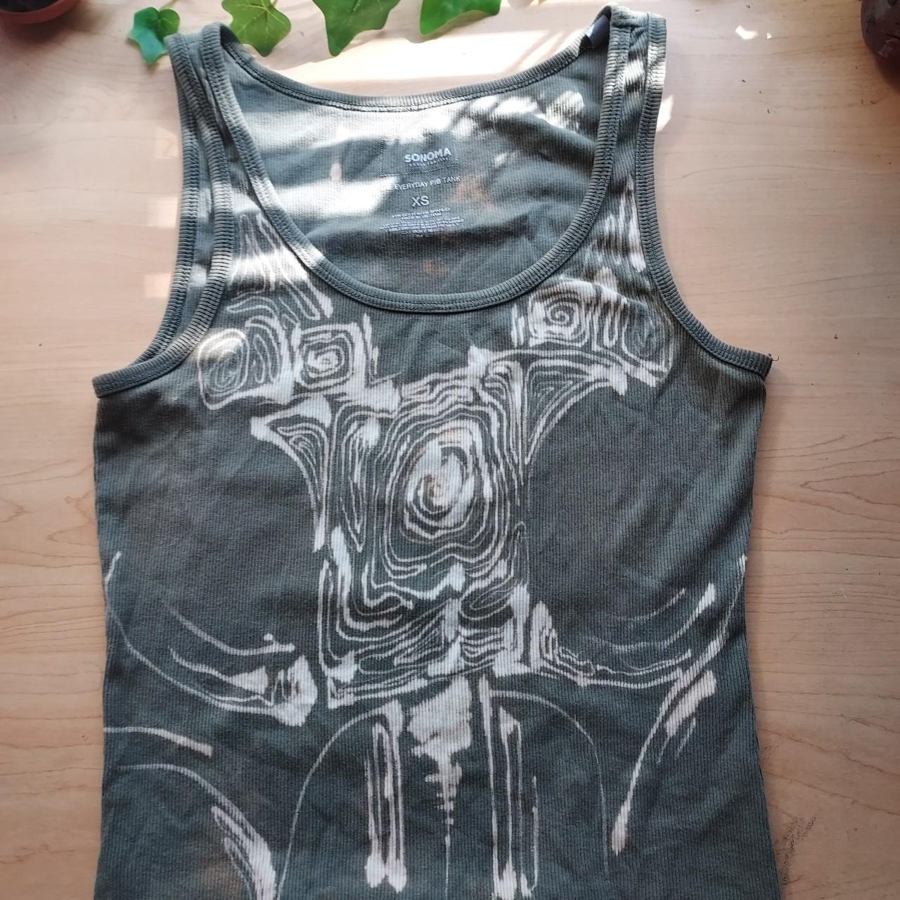 Bleached green crop top #bleached #green - Depop