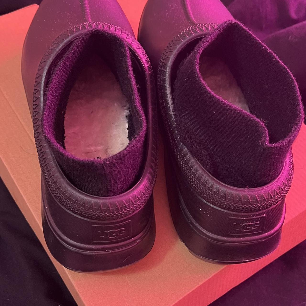 black Ugg tasman with sock inserts only worn once... - Depop