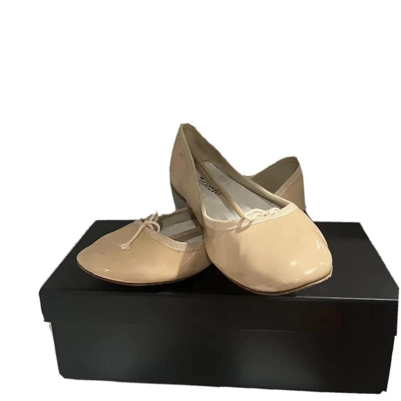 REPETTO patent leather nude ballet flats Brand:... - Depop