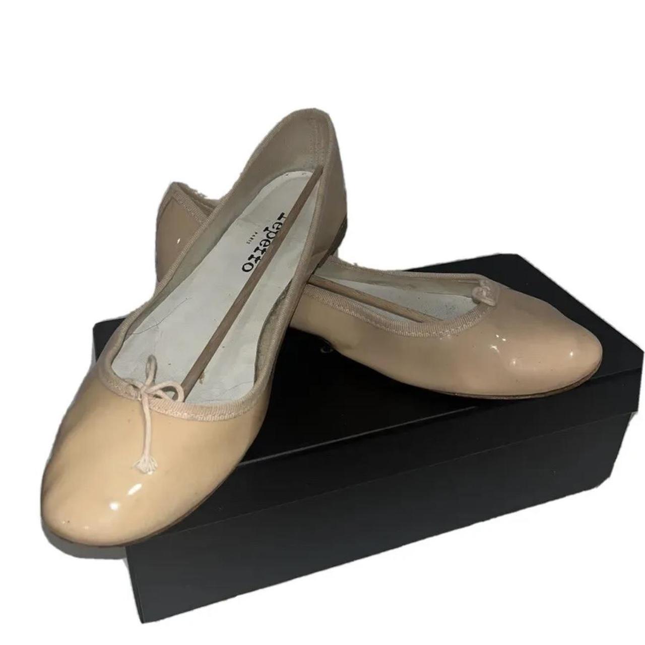 REPETTO patent leather nude ballet flats Brand:... - Depop