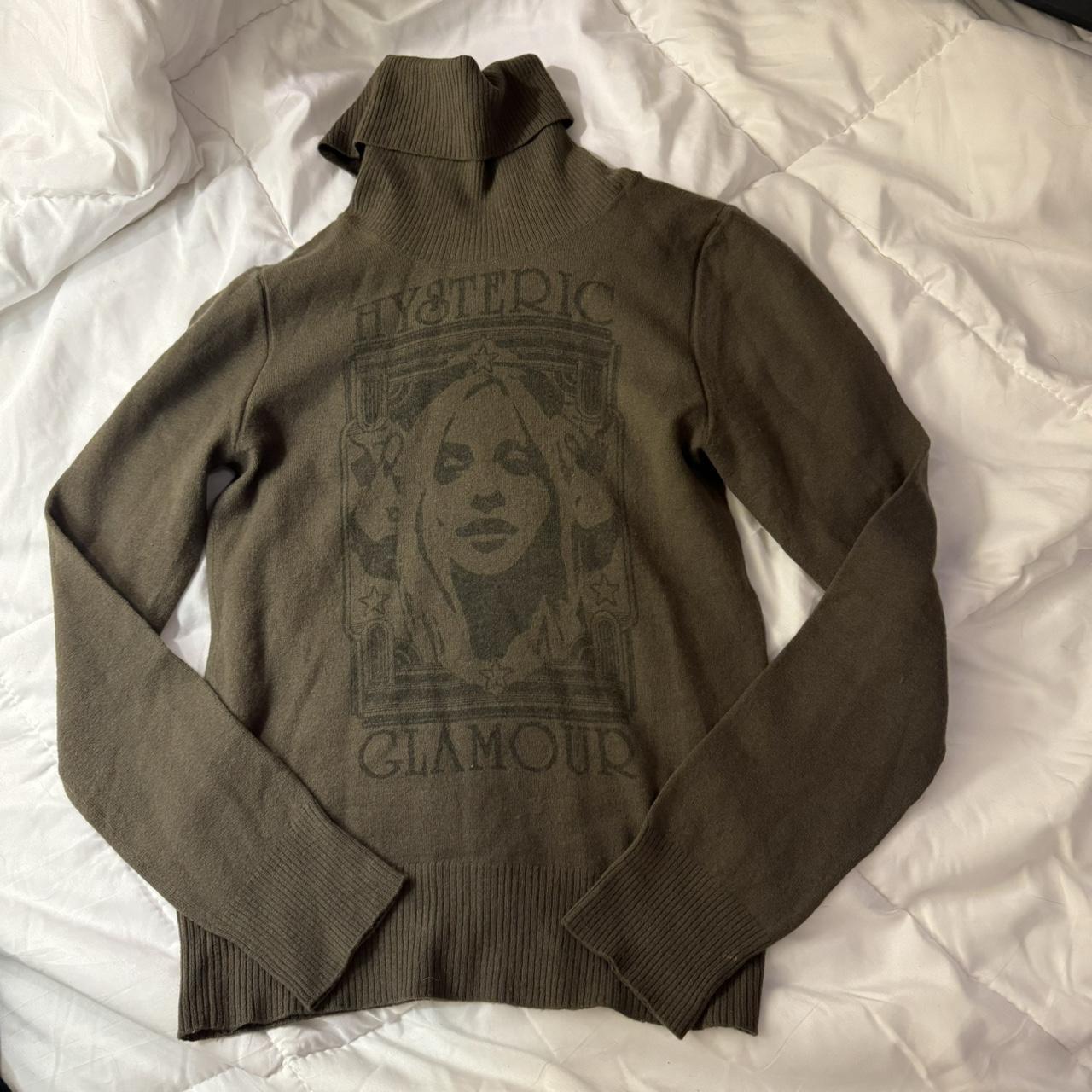 RARE HYSTERIC GLAMOUR TURTLENECK SWEATER size:... - Depop