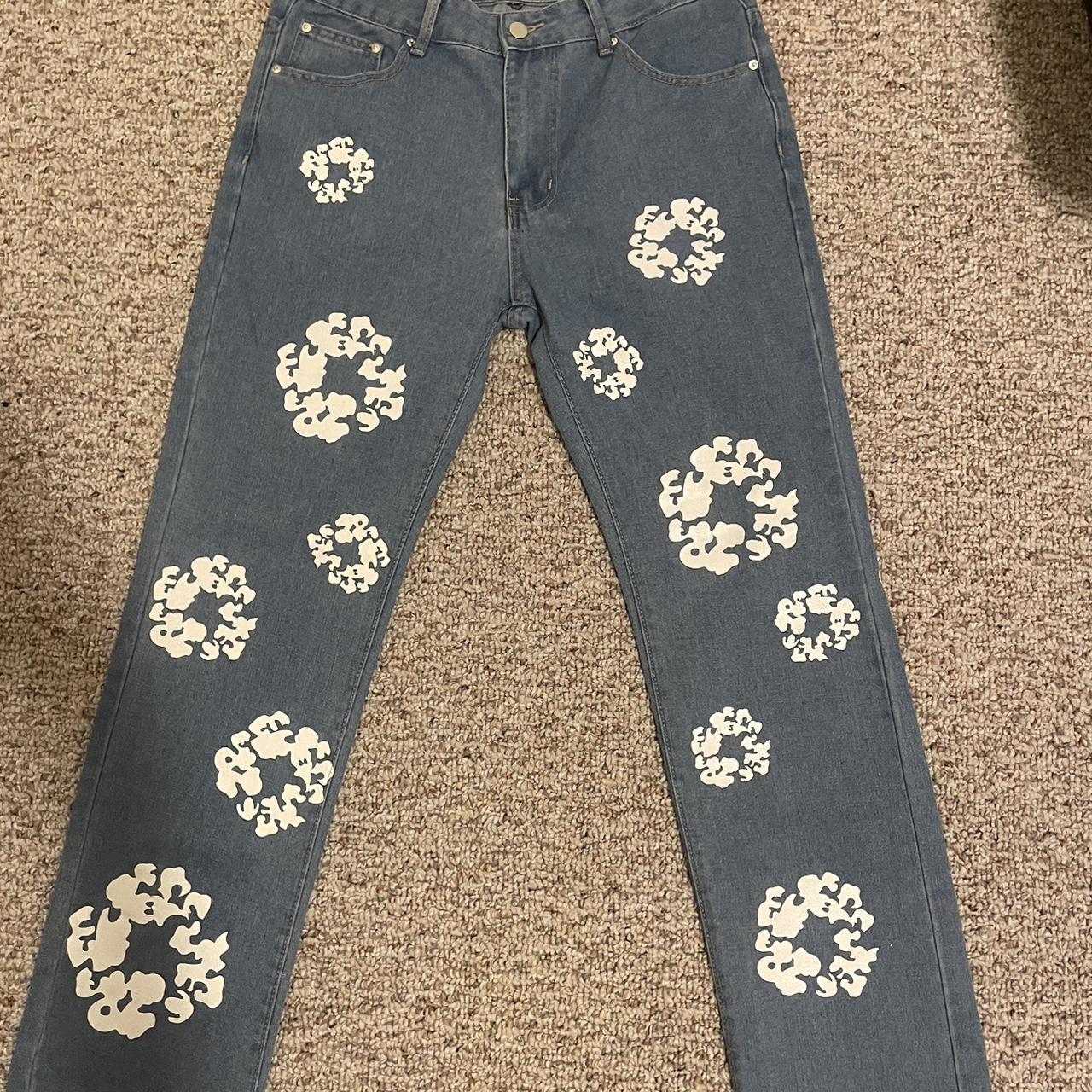 Rep denim tear jeans Size 34/36 - Depop