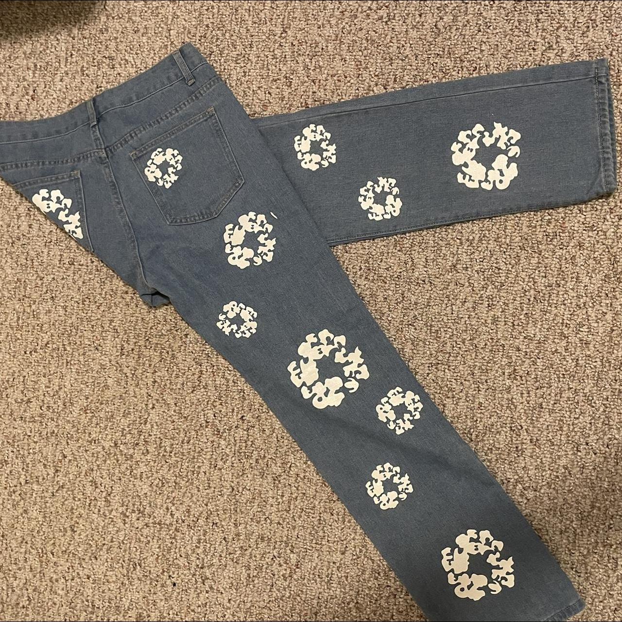 Rep denim tear jeans Size 34/36 - Depop