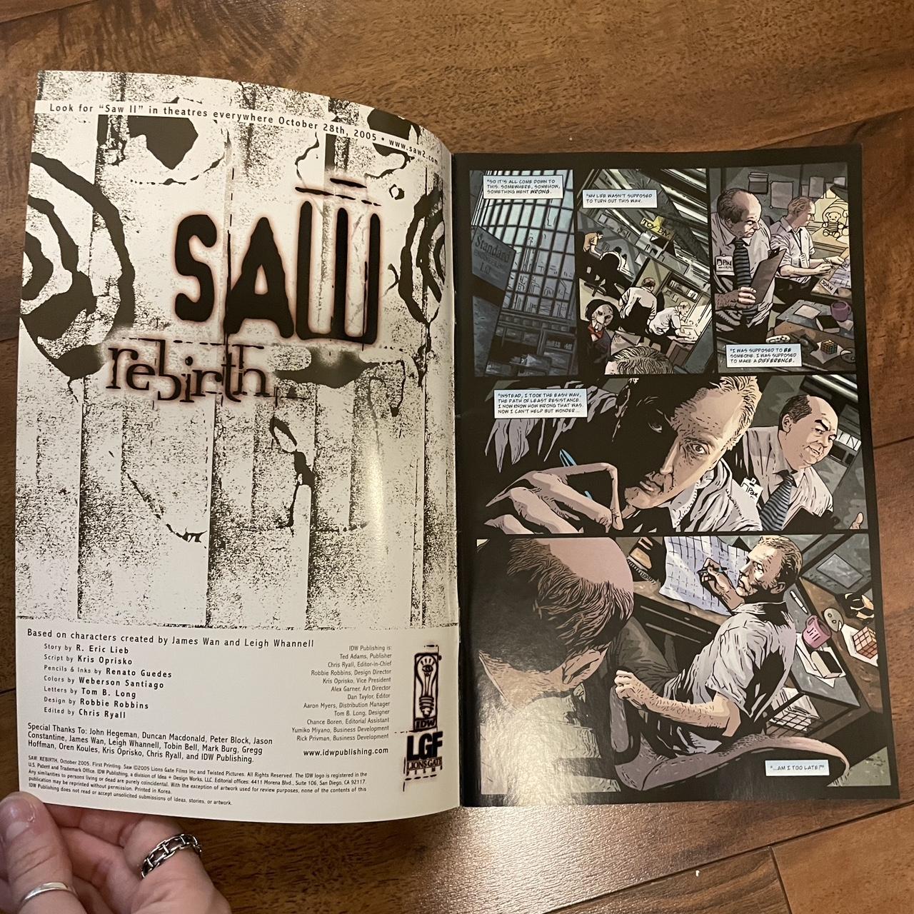 Saw Rebirth Comic - Lionsgate & Twisted... - Depop