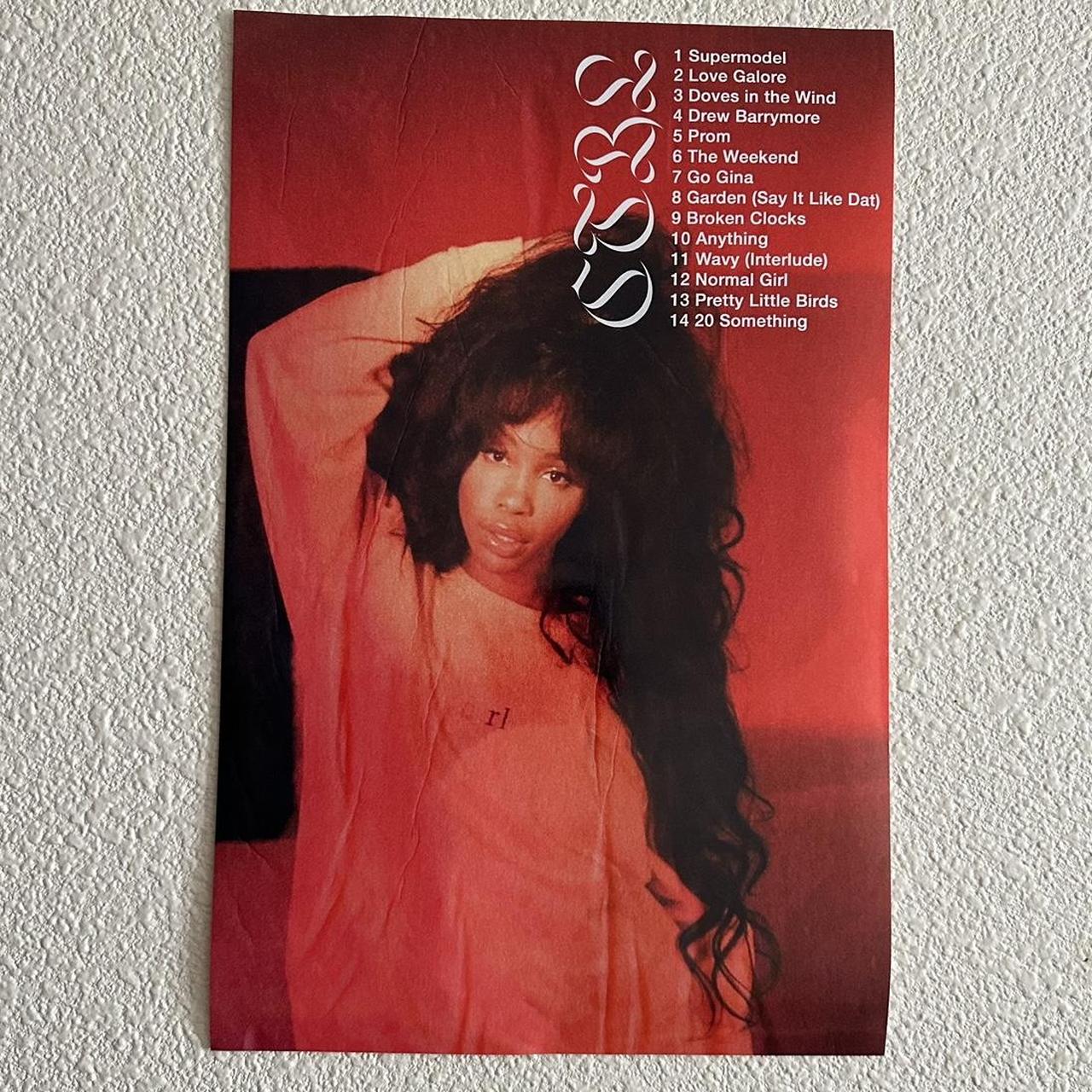 SZA CTRL poster 11 x 17 super cute poster just have... - Depop