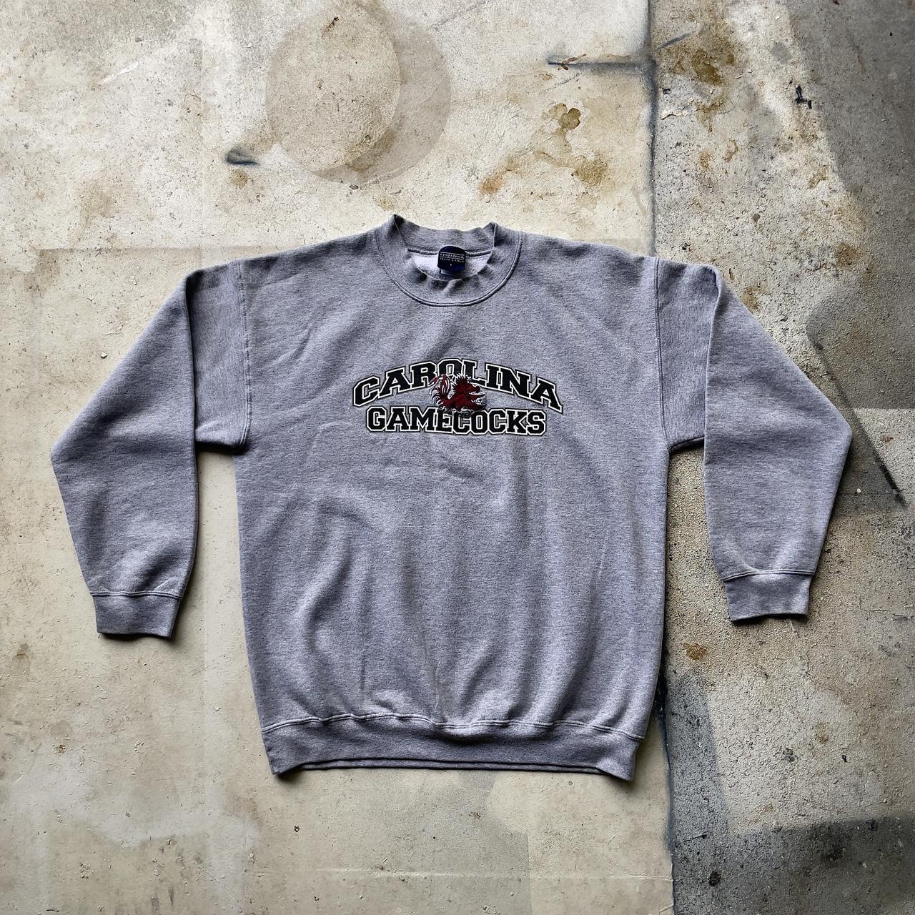 Carolina Gamecocks Grey Crewneck Size... - Depop