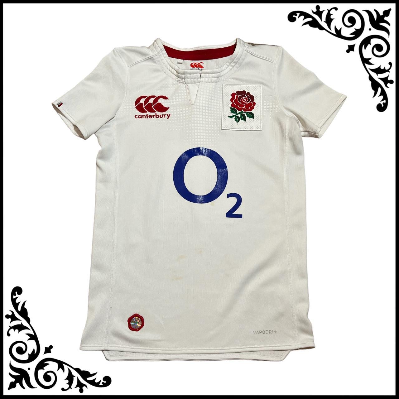 Canterbury England Home Rugby shirt. O2 &... - Depop