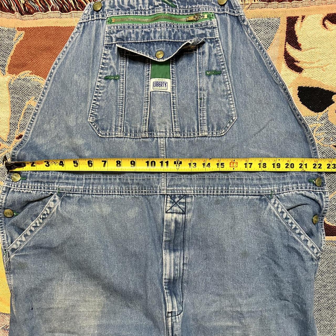 Vintage Carpenter Liberty Overalls Size 44x30 - Depop
