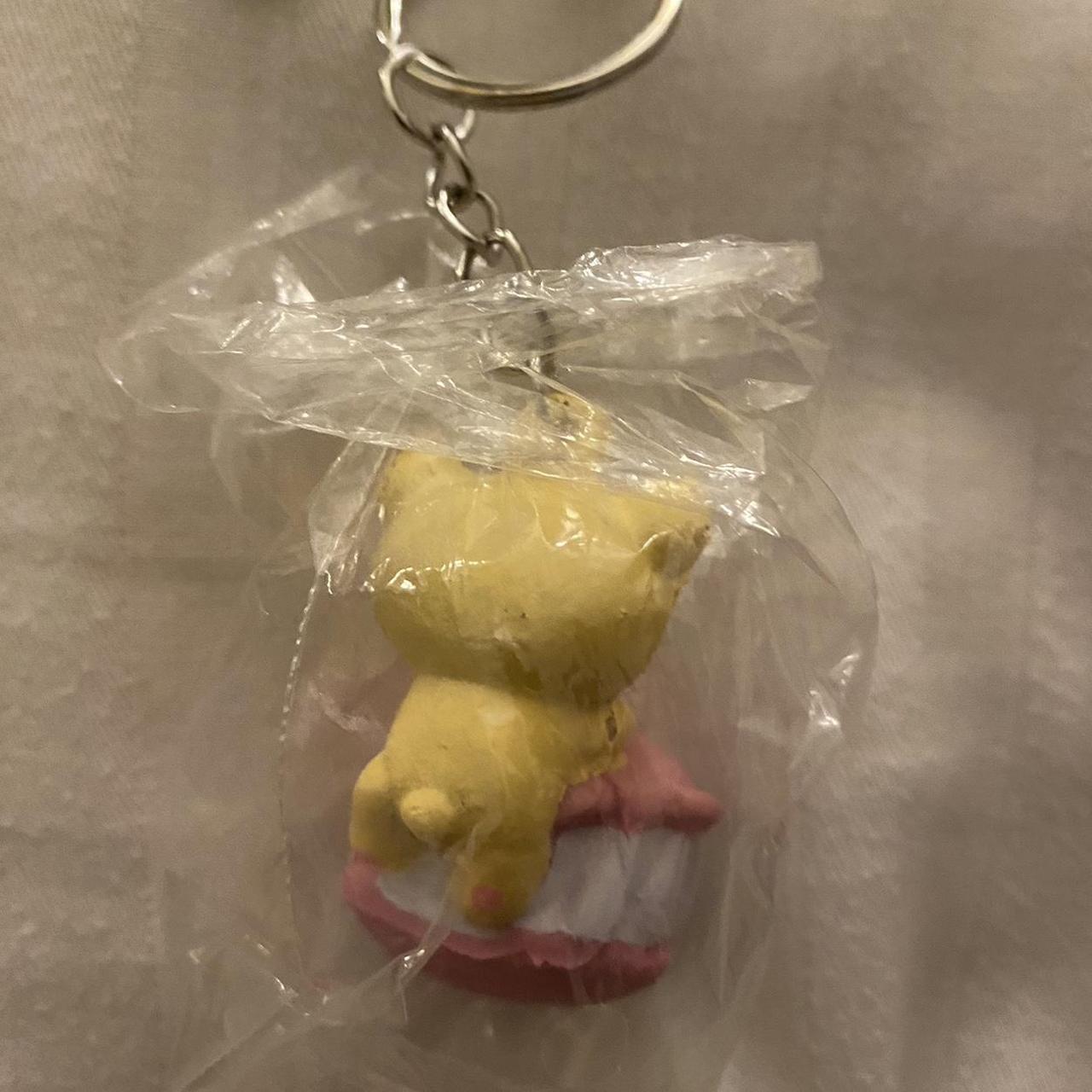 korilakkuma squishy key ring, bought with paint... - Depop