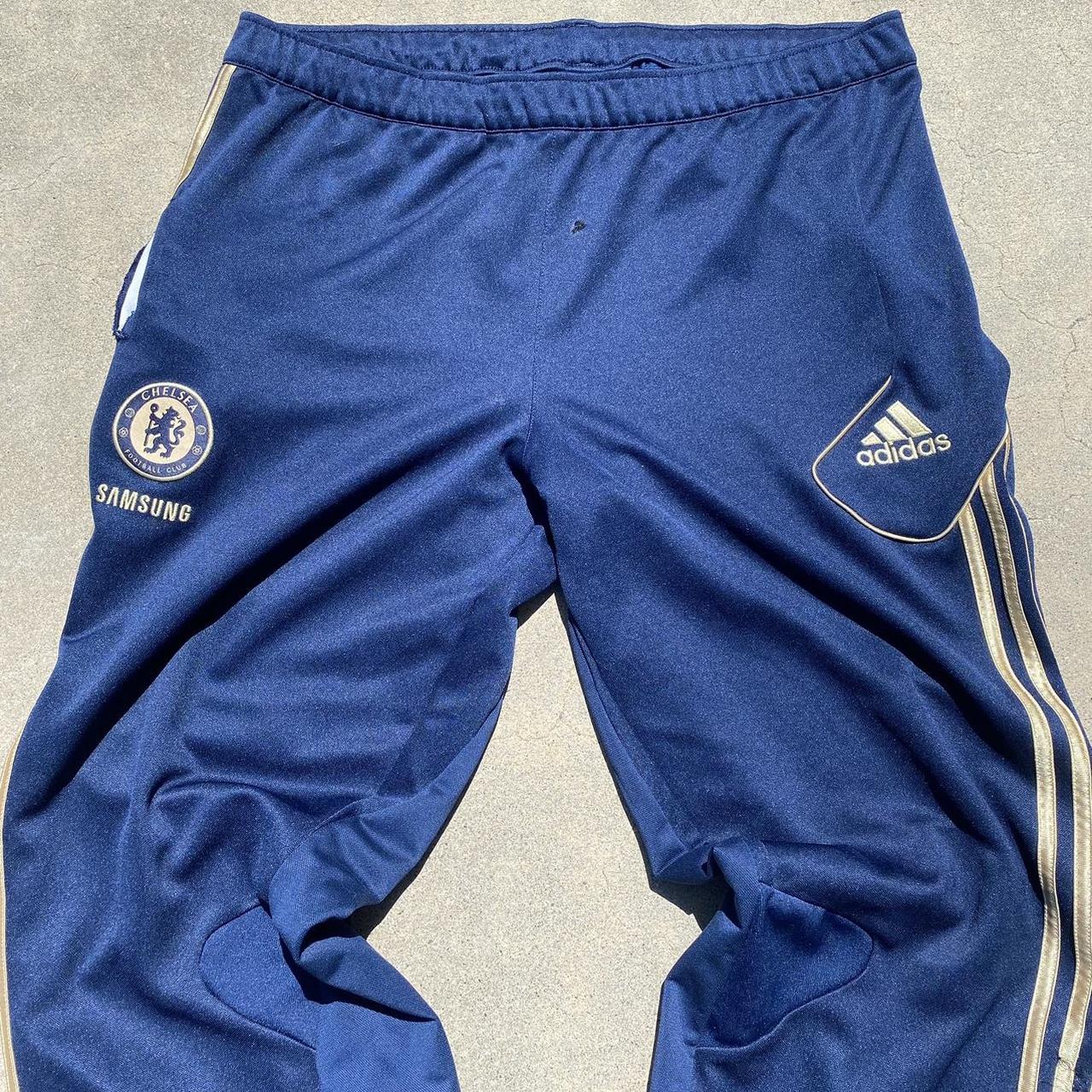 Adidas Chelsea Custom Flared Sweatpants Zipper... | Depop