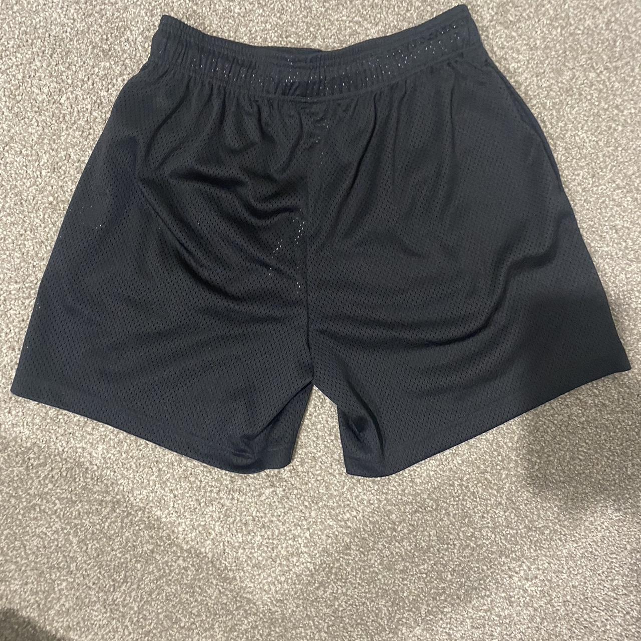 Eric Emmanuel Shorts - Size Large - Black - White... - Depop