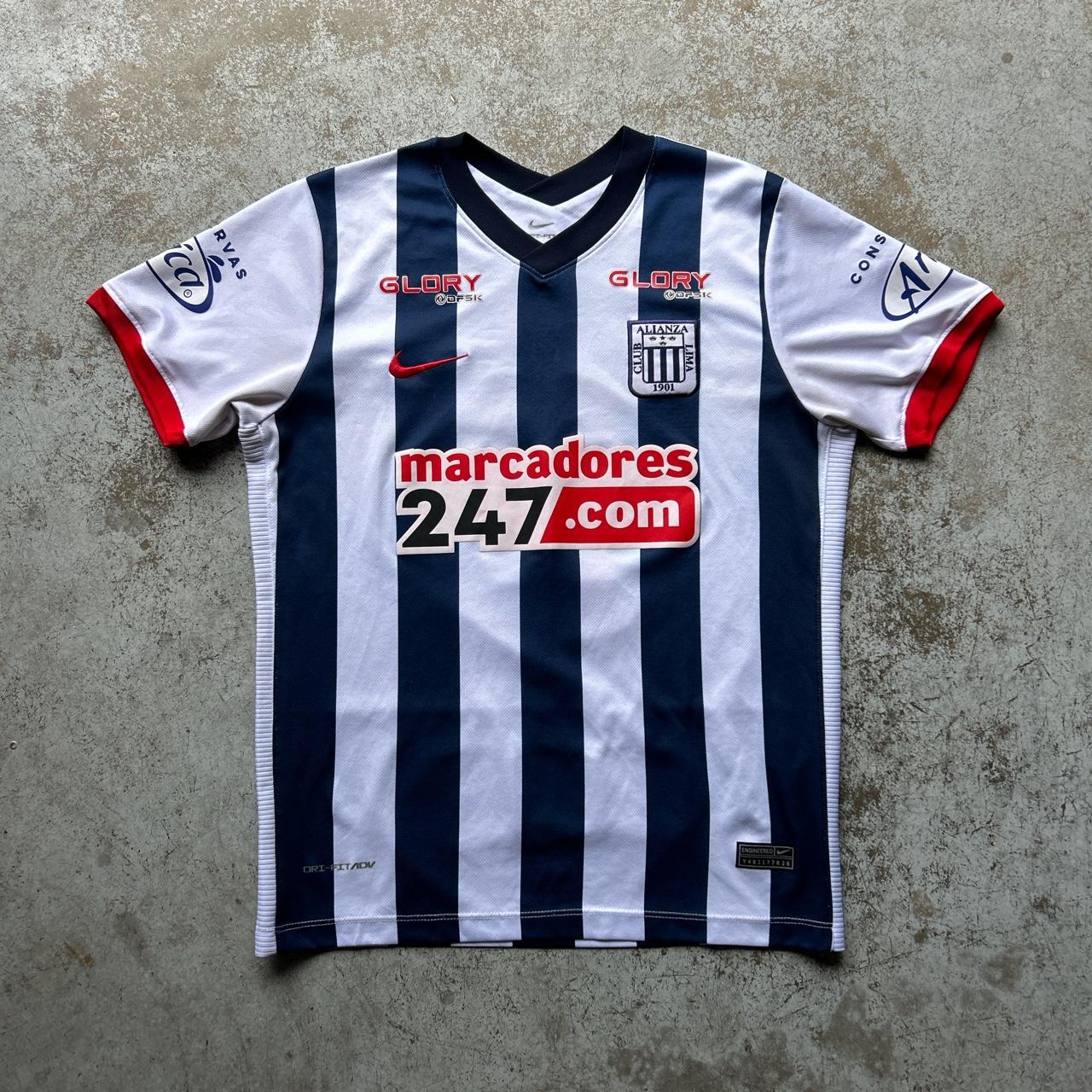 crazy nike alianza lima home jersey kit #11 gambeta... - Depop