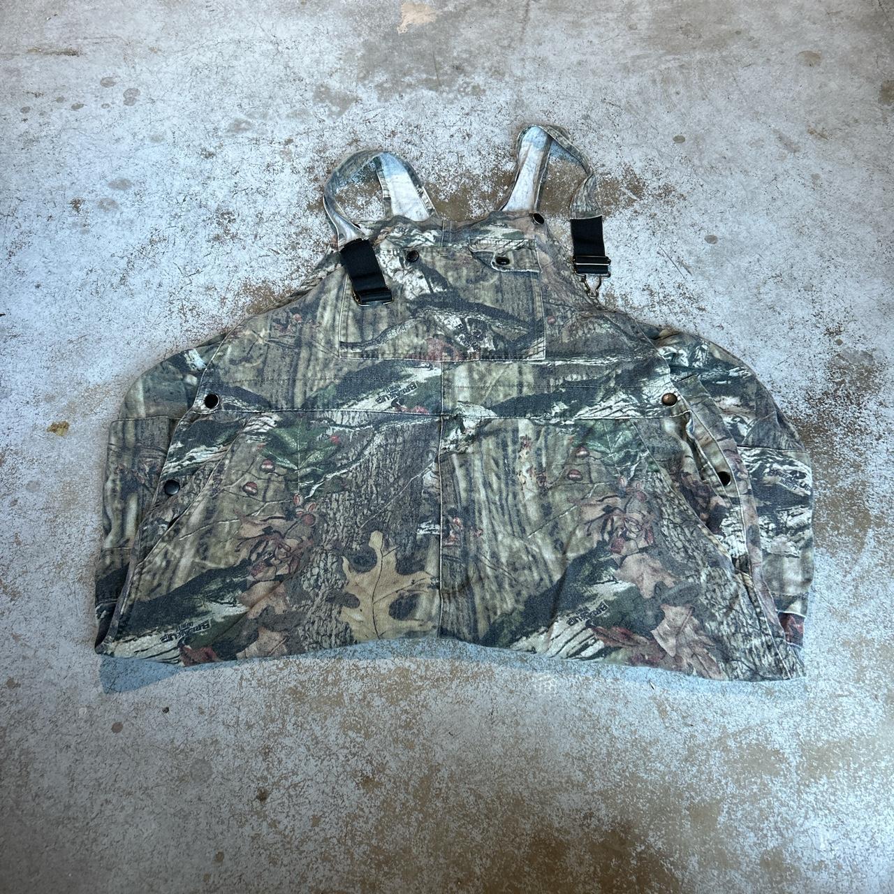 vintage mossy oak infinity break up camo overalls... - Depop