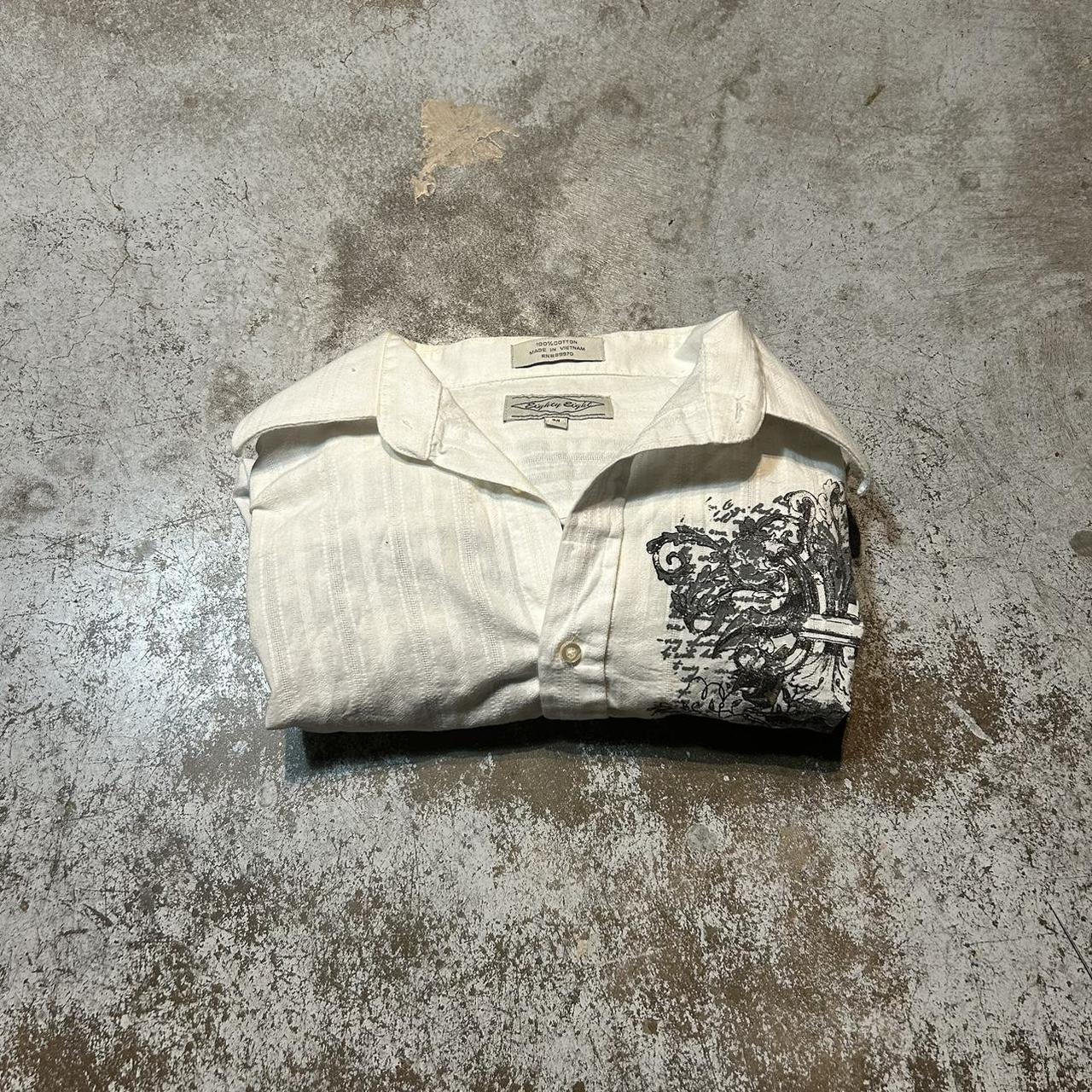 calm Y2k eigthy eight affliction goth skater type... - Depop