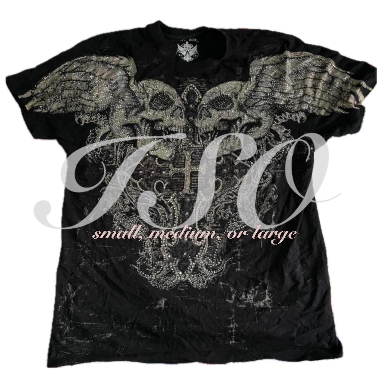 IN SEARCH OF: Xzavier Jeweled Shirt Money... - Depop