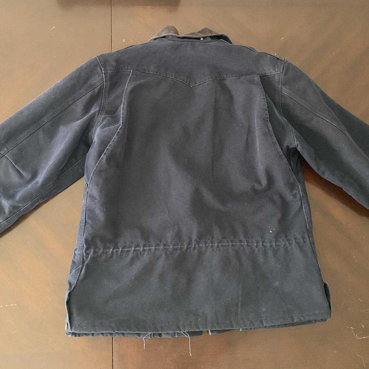 Medium navy carhartt Detroit jacket. Great... - Depop