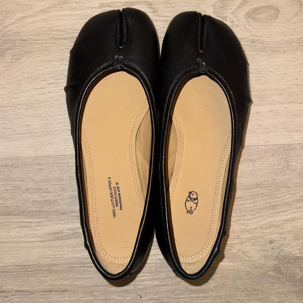 woodchucksato tabi ‘distressed’ ballet flats in... | Depop