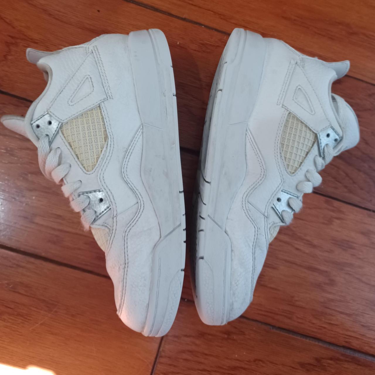 Jordan 4 Retro Pure Money (2017) (PS) Kids Sneaker... - Depop