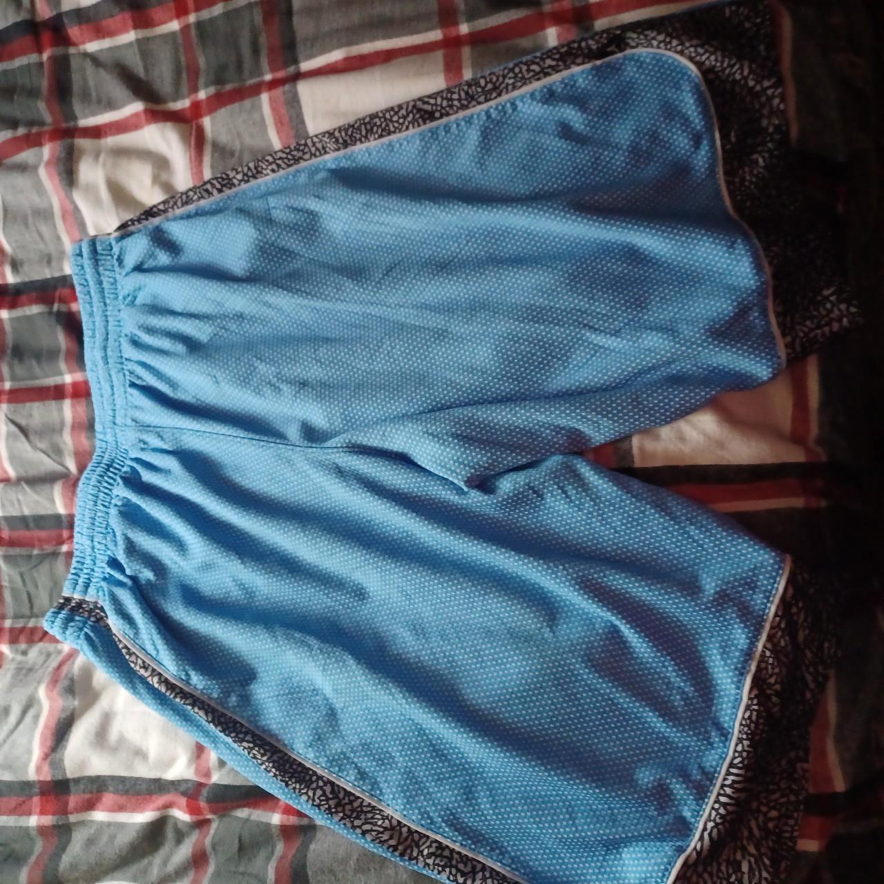 Jordan Basketball Shorts Blue Nike Air Jordan... - Depop