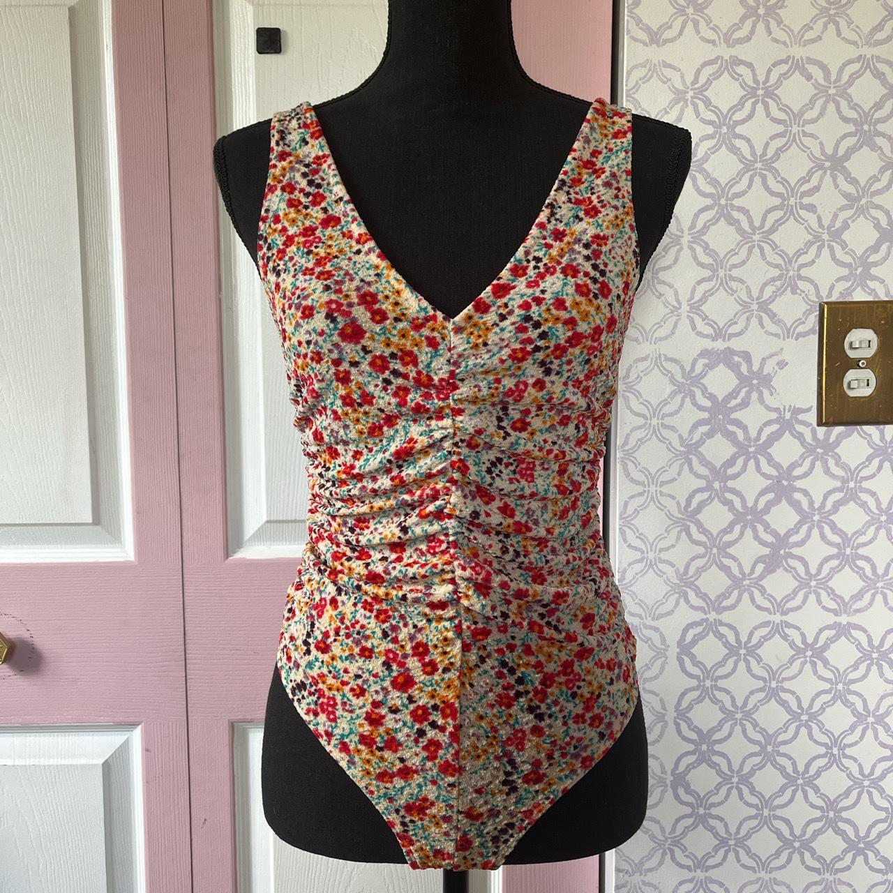 floral body suit #layers #leith - Depop