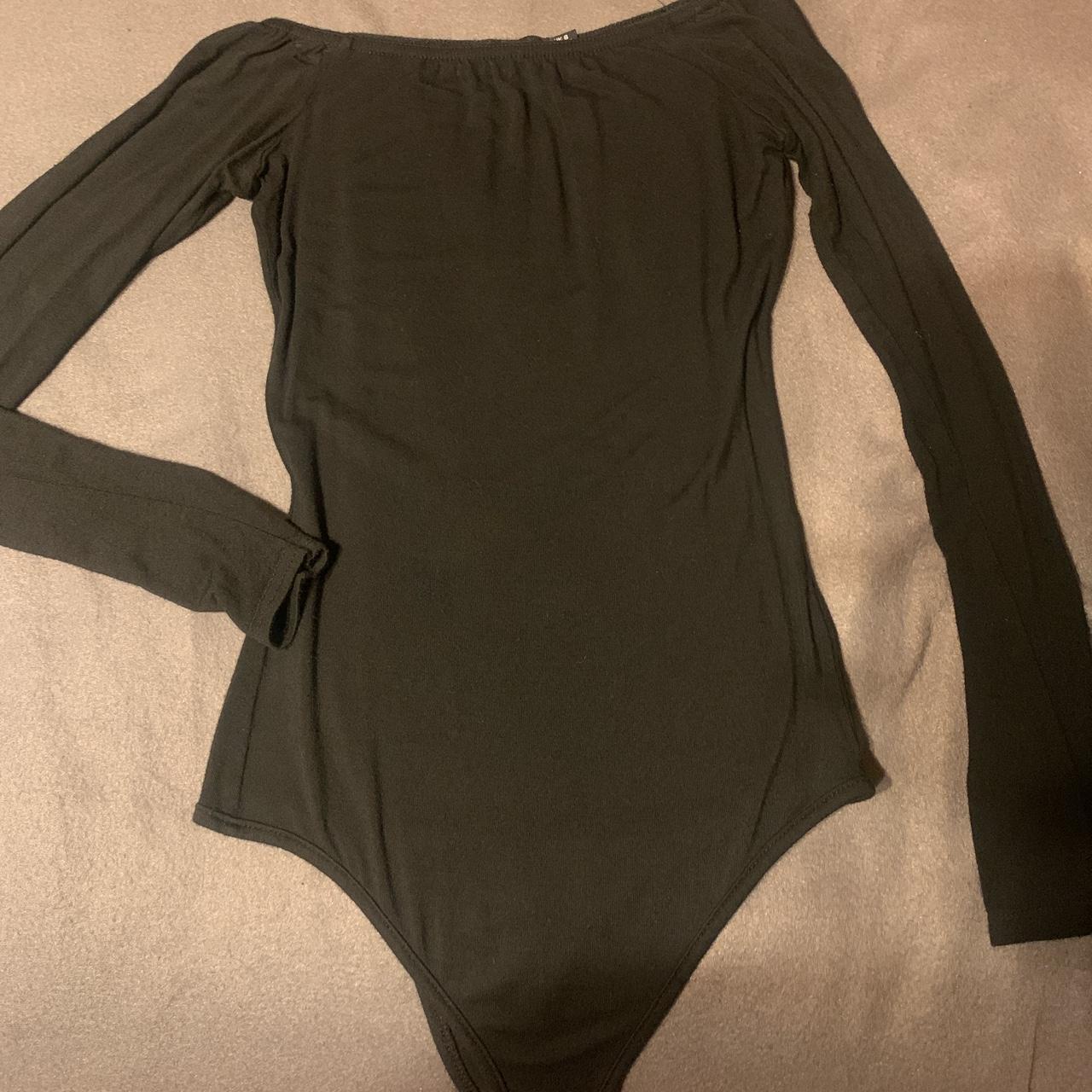 Pretty little thing bodysuit- off the shoulder... - Depop
