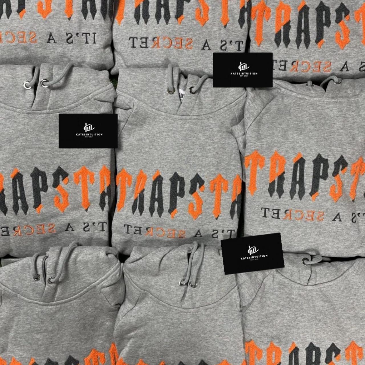 Trapstar Grey and Orange Tracksuit⬜️🟧 Brand New... - Depop