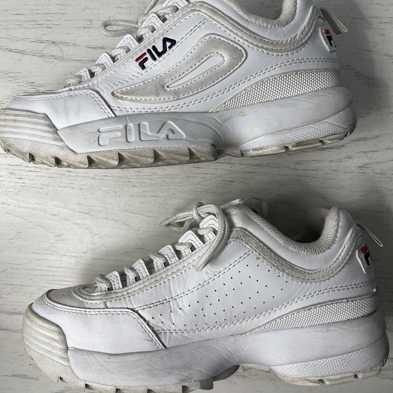 Broken in Women Fila Disruptor Platform Chunky - Depop