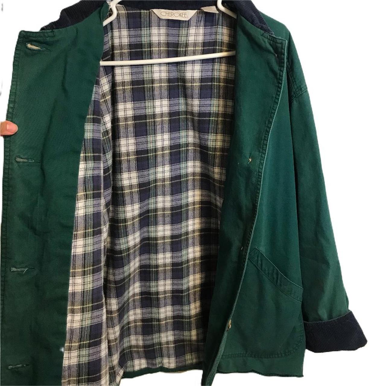 Vintage Cherokee brand Jacket, 90s style, Green... - Depop