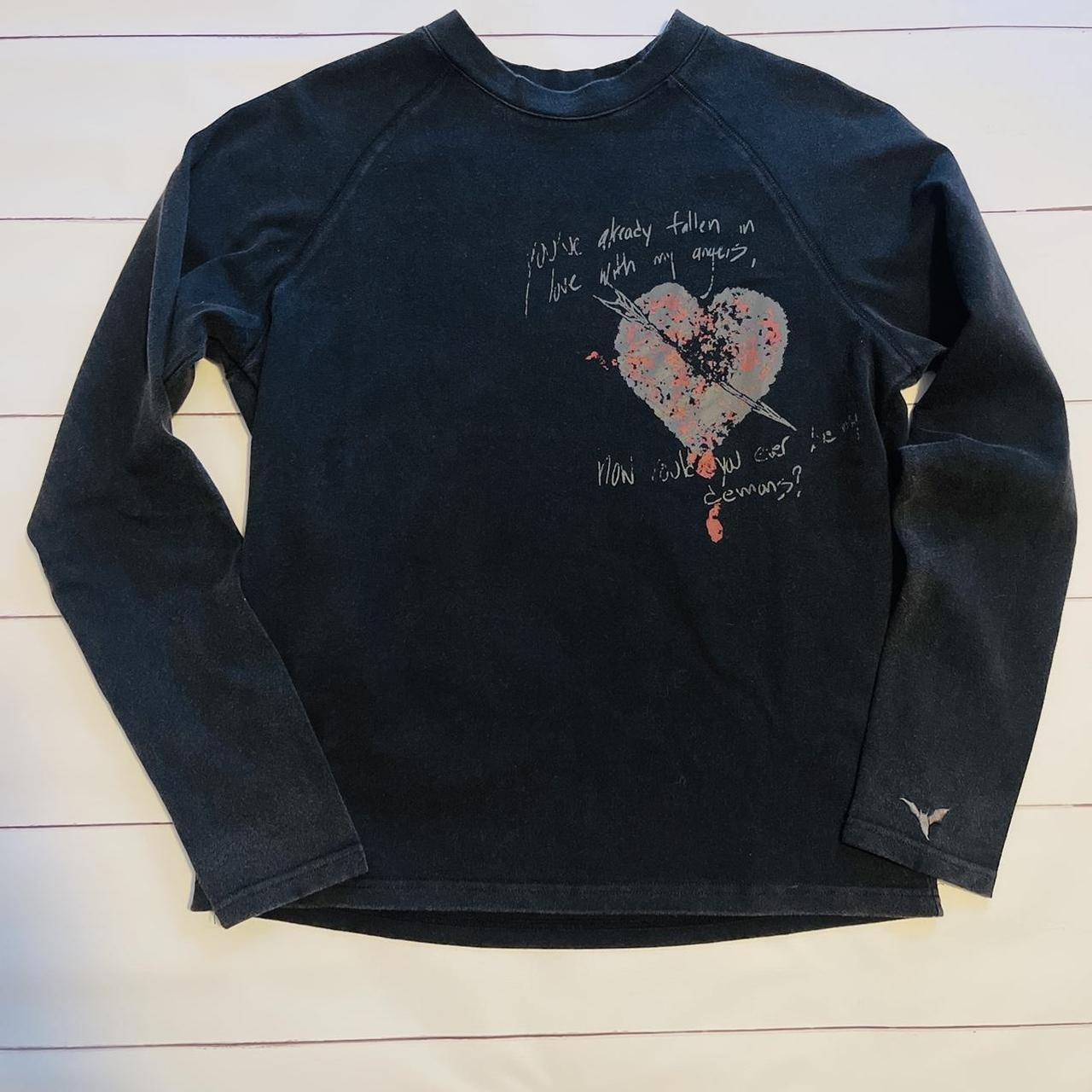 small long sleeve valentines day ditch shirt - Depop