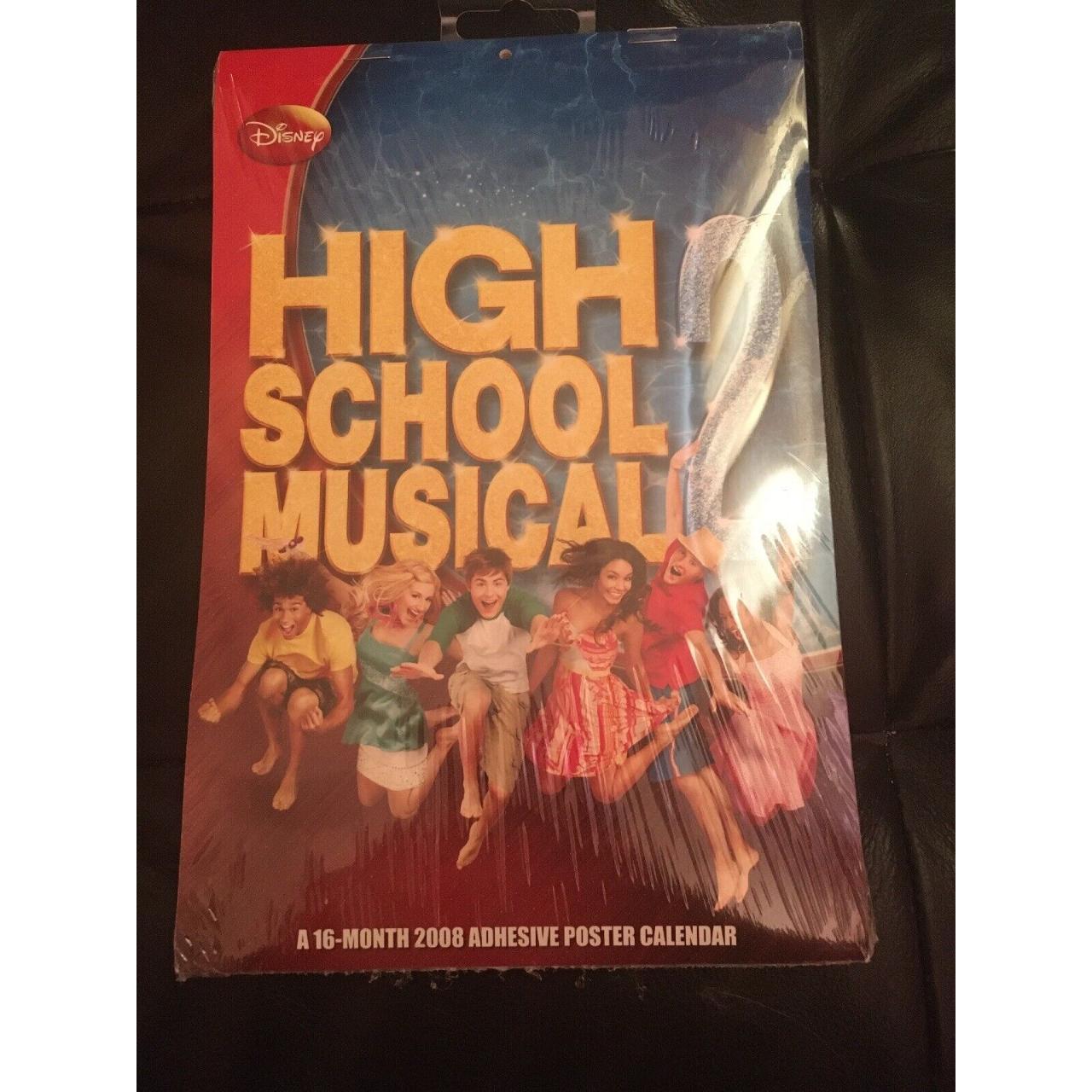 High School Musical 2 Adhesive Poster Calendar 2008 - Depop