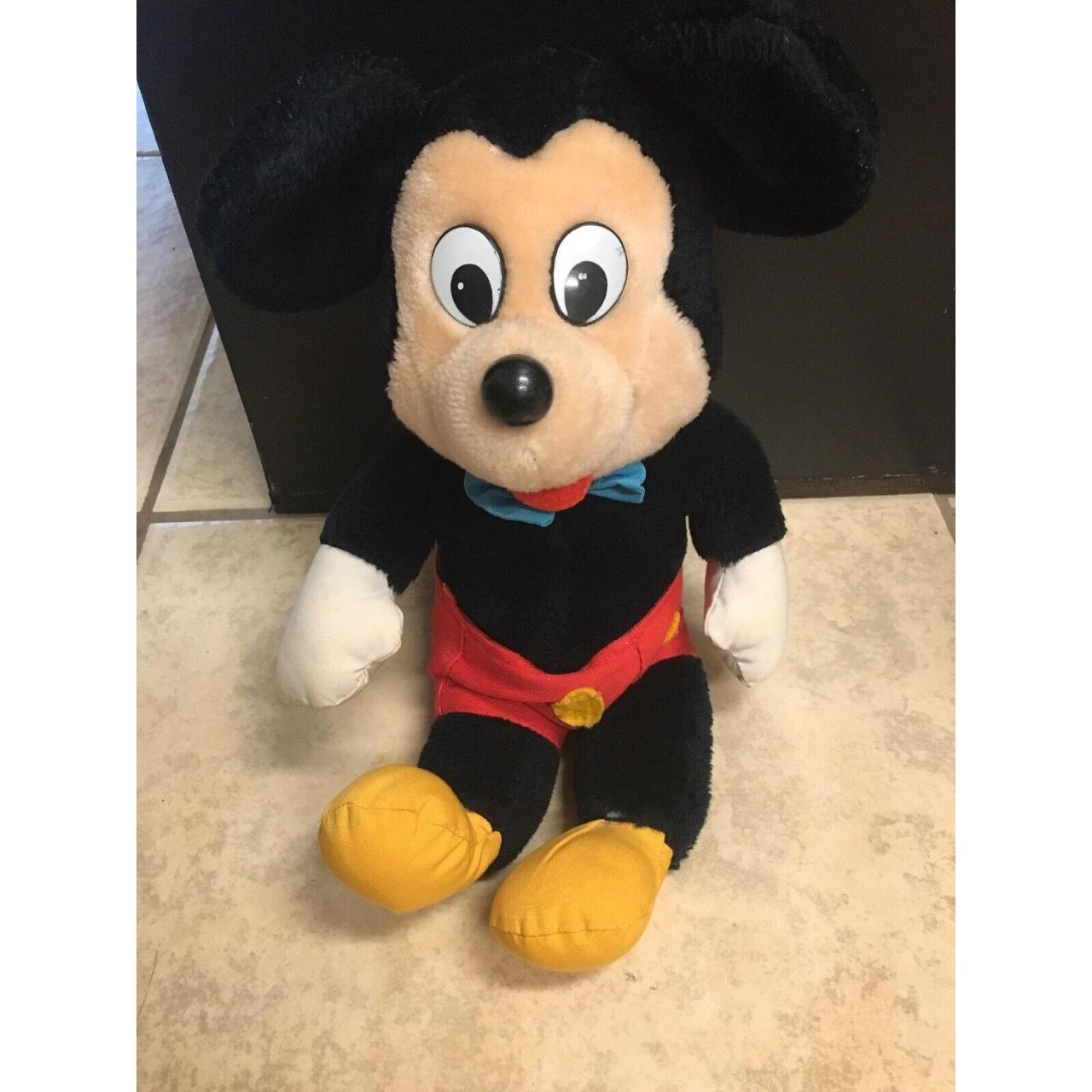 Vintage Knickerbocker Mickey Mouse Plush Soft Toy - Depop