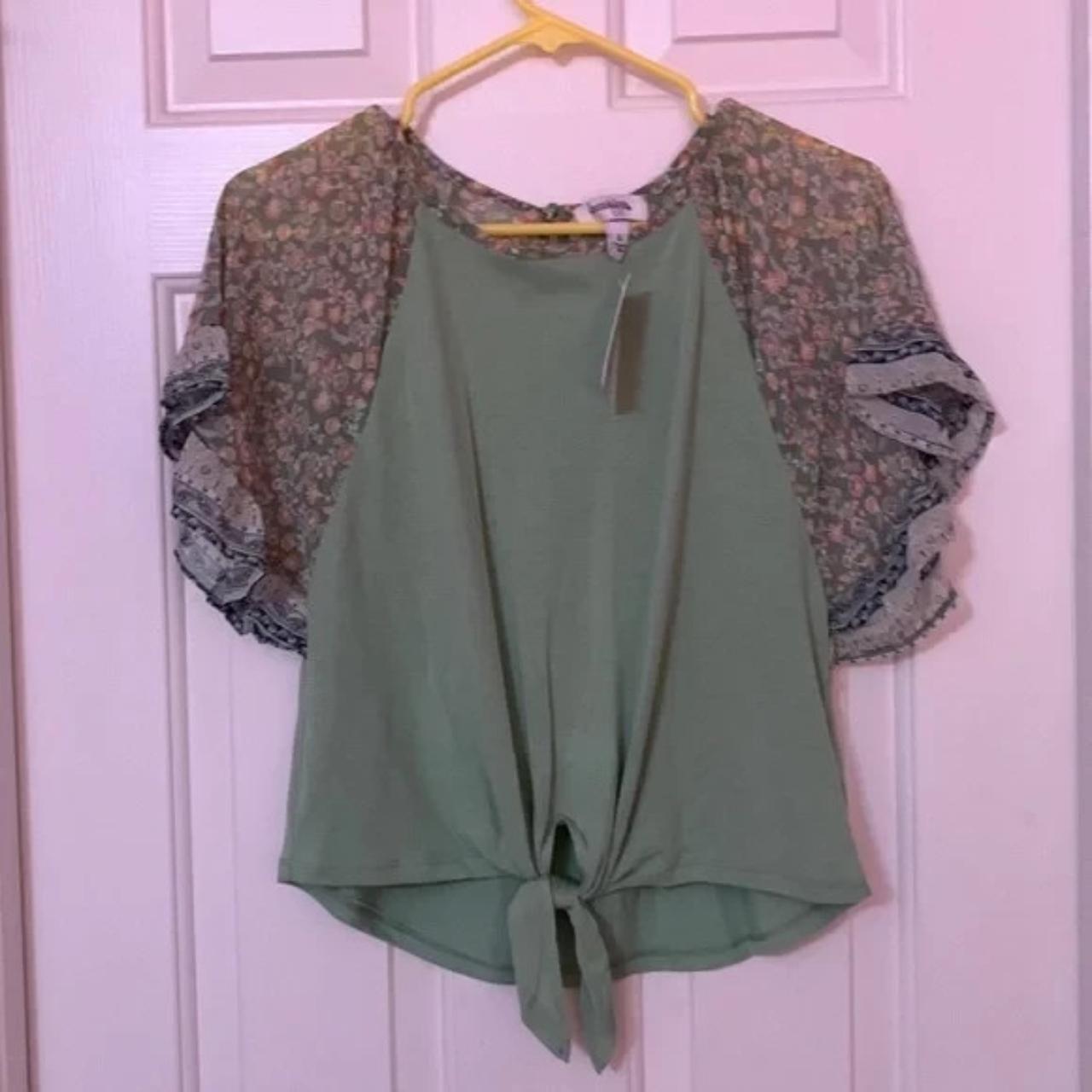 Speechless kids size large top. NWT Width:... - Depop