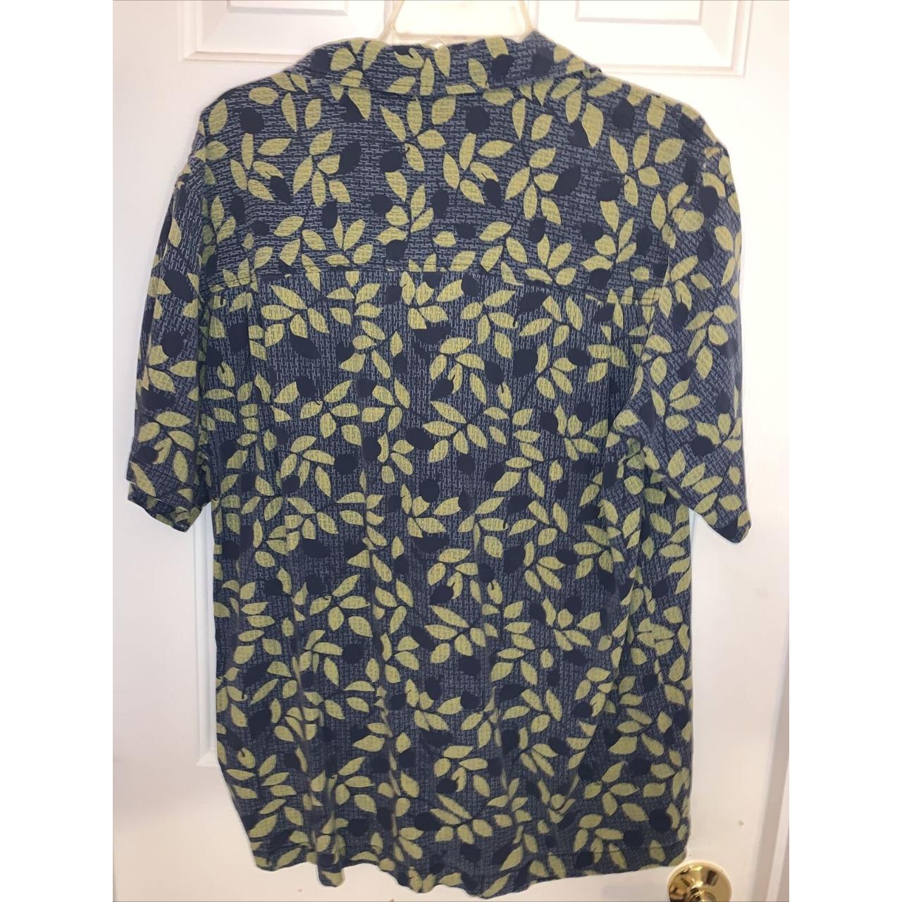 Men’s Untied Floral Hawaiian Style Button Up Silk... - Depop