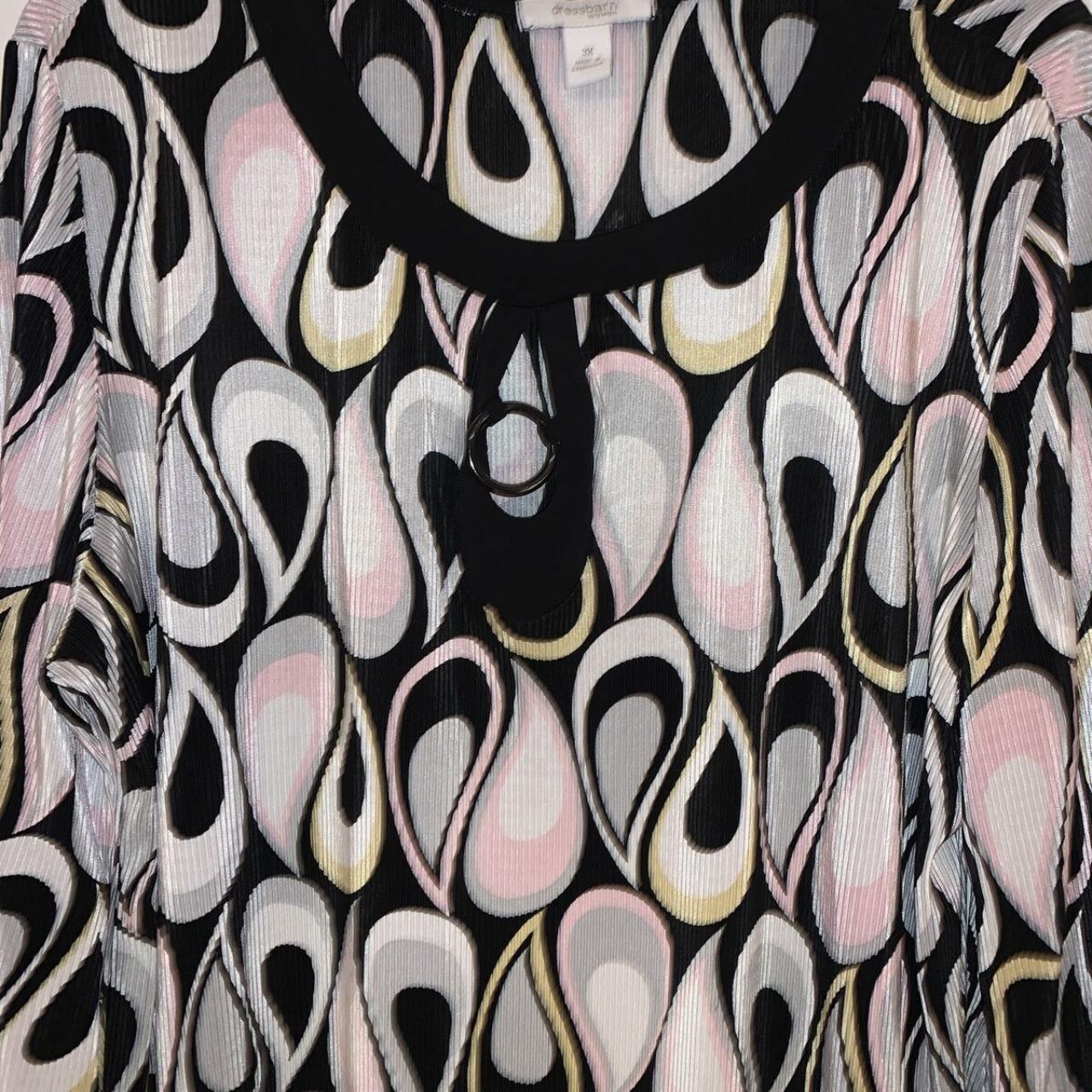 Geometric Pattern 3X Plus Size DressBarn Women’s... - Depop