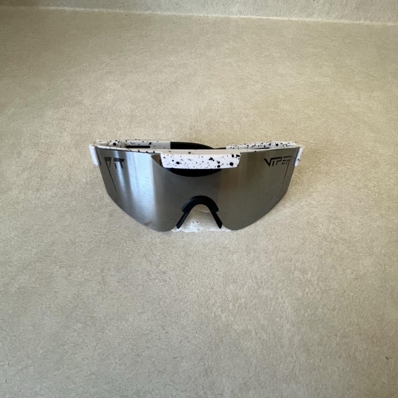Pit Vipers Brand new Silver and white Polarized... - Depop