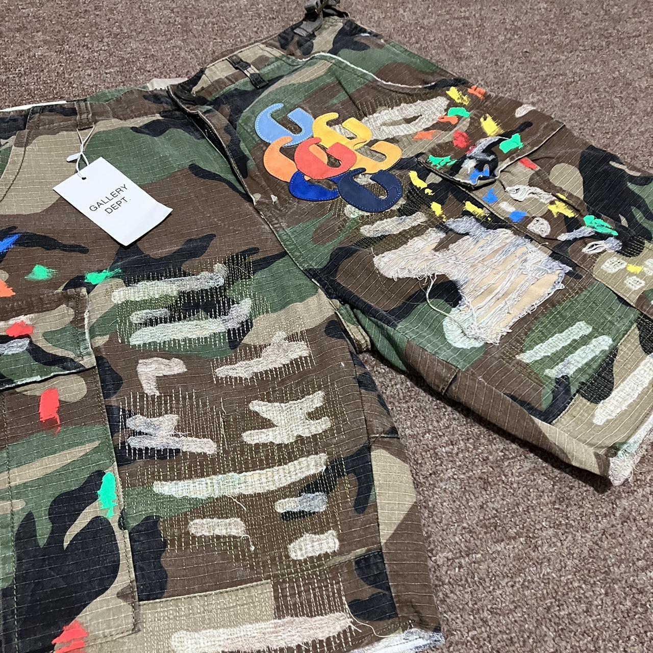 GALLERY DEPT CAMO SHORTS -loose/baggy fit -size... | Depop
