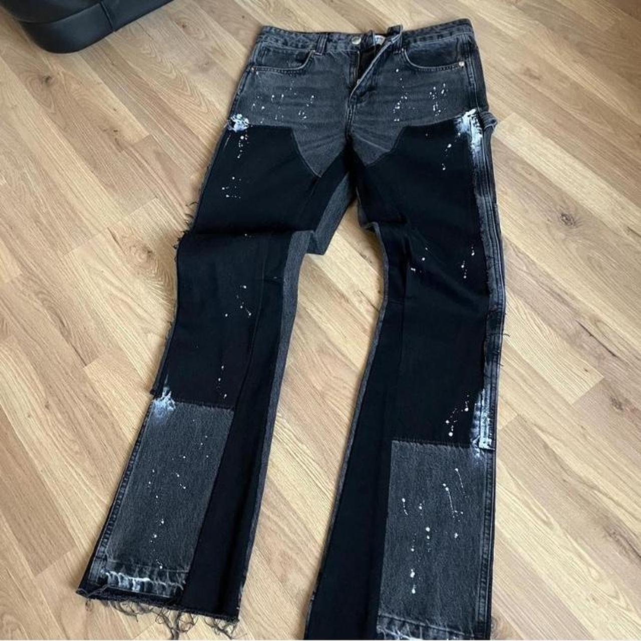 REPUTATION STUDIOS FLARED CARPENTER... - Depop