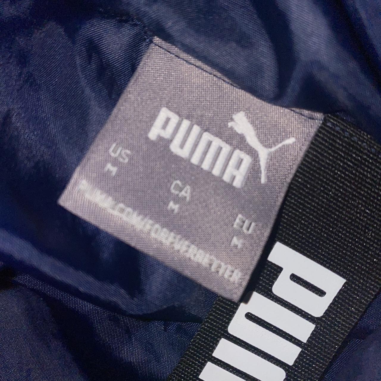 Puma winter jacket navy blue #jackets #puma - Depop
