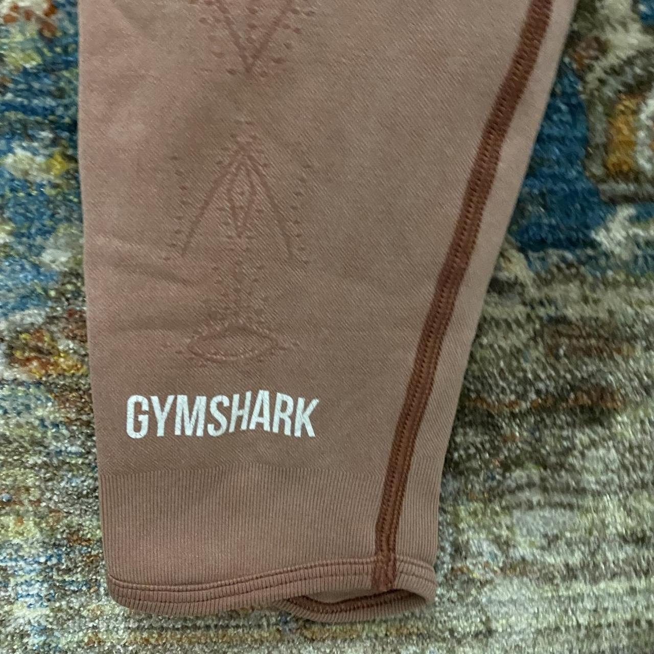 Light Pink Gym shark leggings Size - S / M Has a... - Depop